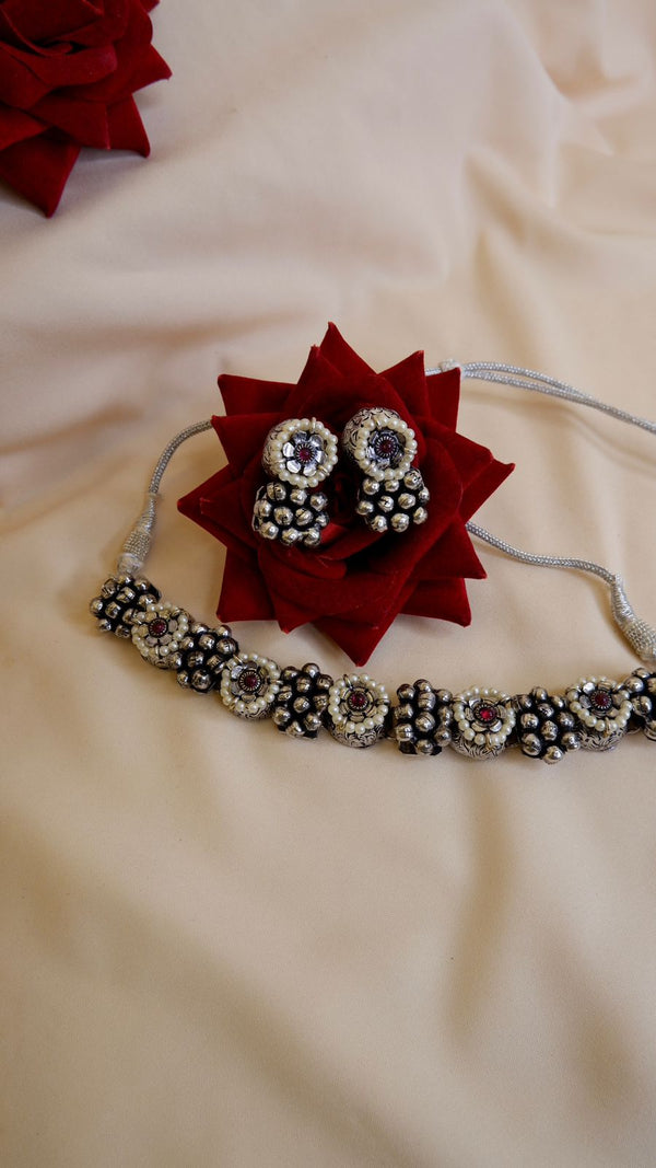 Aasmi Choker Set – Priyanshi Pasand-e-ruz